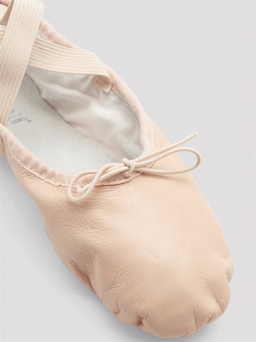 Bloch springsko/ soft balletsko rosa splitsål - Børn